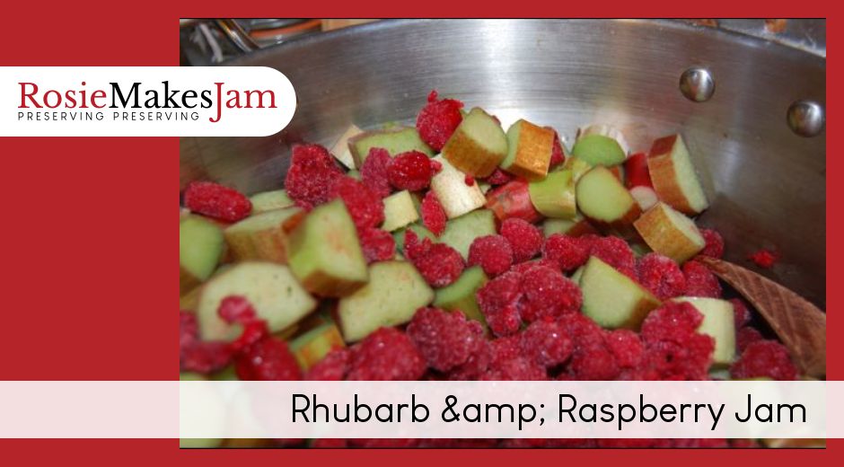 Rhubarb & Raspberry Jam | How to make, by Rosie Makes Jam Recipes